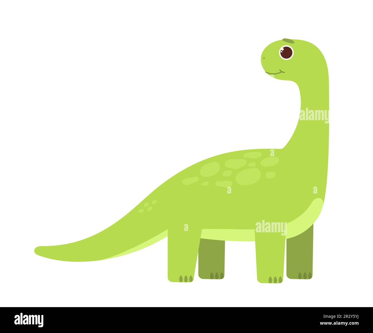 Cute green dinosaur Stock Vector Image & Art - Alamy