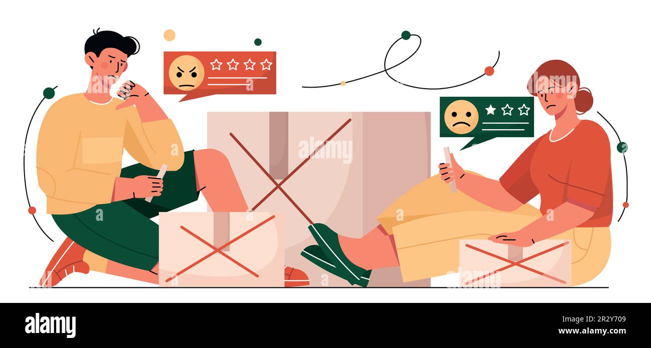 Bad reviews concept Stock Vector Image & Art - Alamy