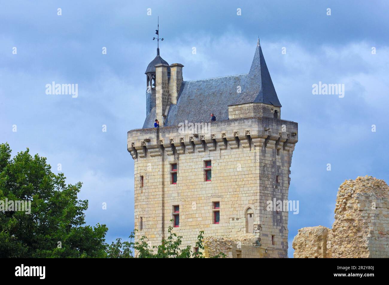 Chinon castle hi-res stock photography and images - Alamy