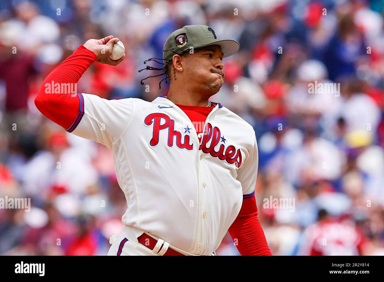 PHILADELPHIA, PA - MAY 21: Taijuan Walker #99 of the Philadelphia Phillies pitches during the ...
