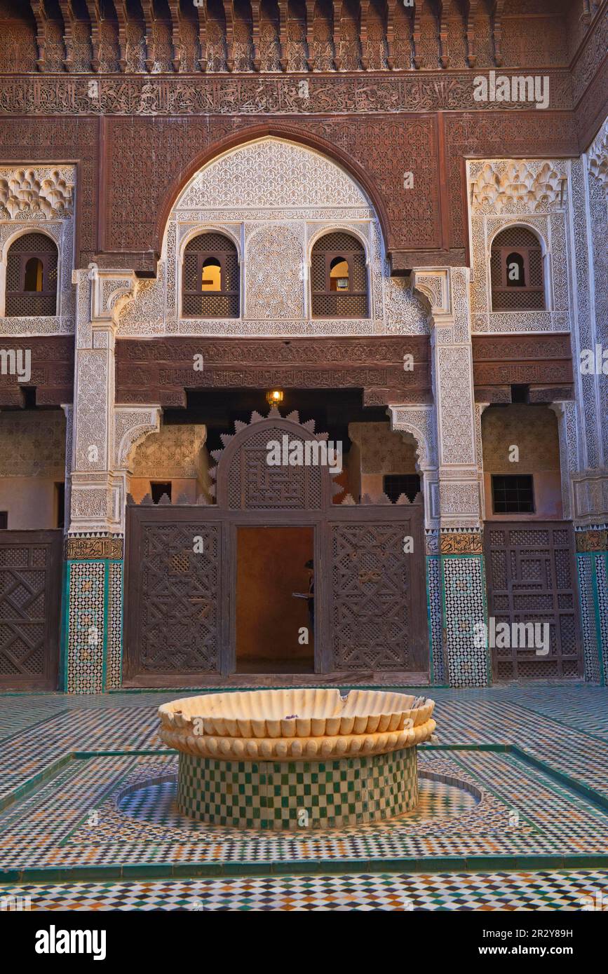 Madrassa Bou Inania, Meknes, UNESCO World Heritage Site, Medersa Bou ... Madrassa Bou Inania, Meknes, UNESCO World Heritage Site, Medersa Bou ...