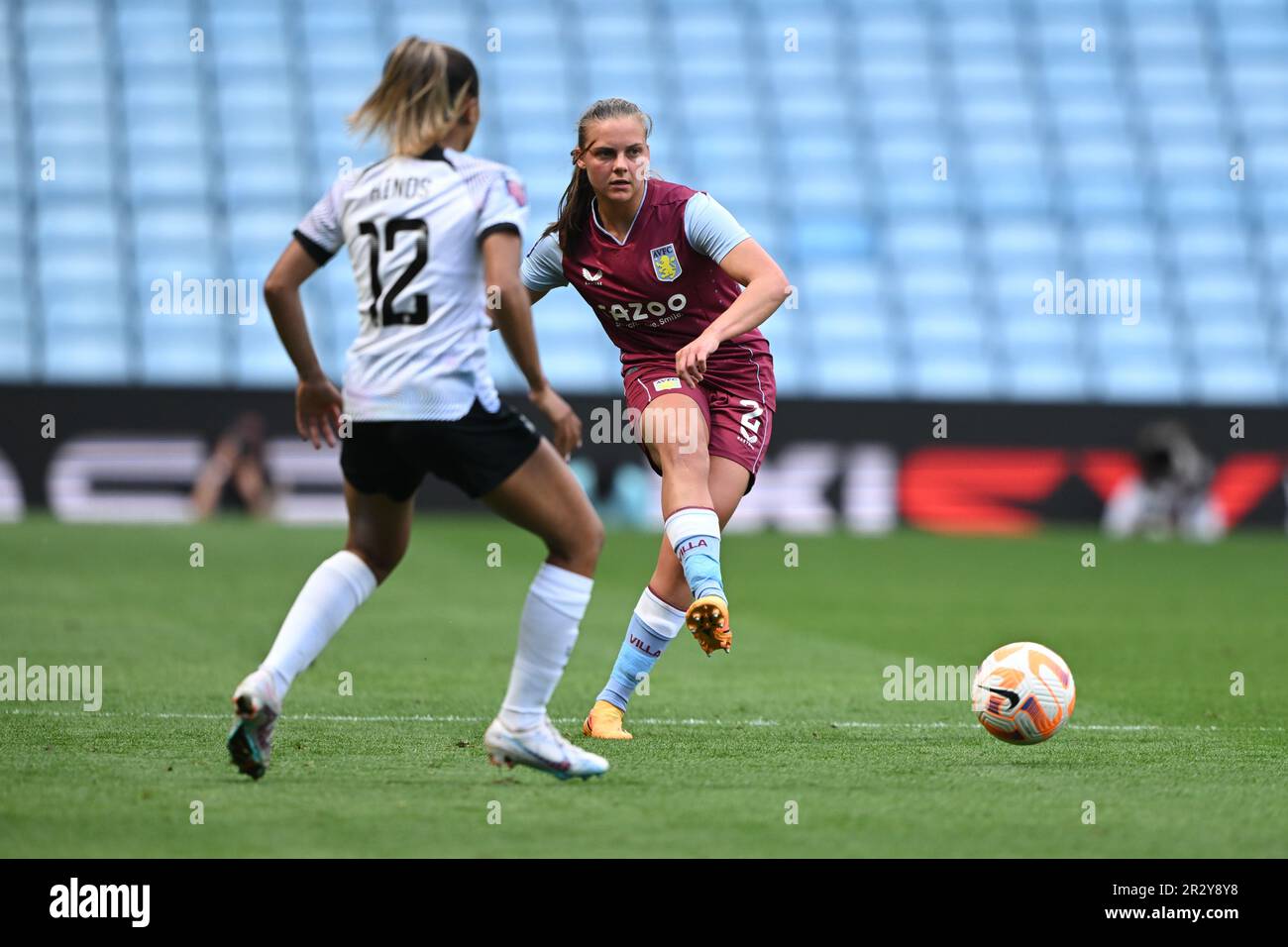 Birmingham, UK. 21st May 2023. Sarah Mayling of Aston Villa during the ...