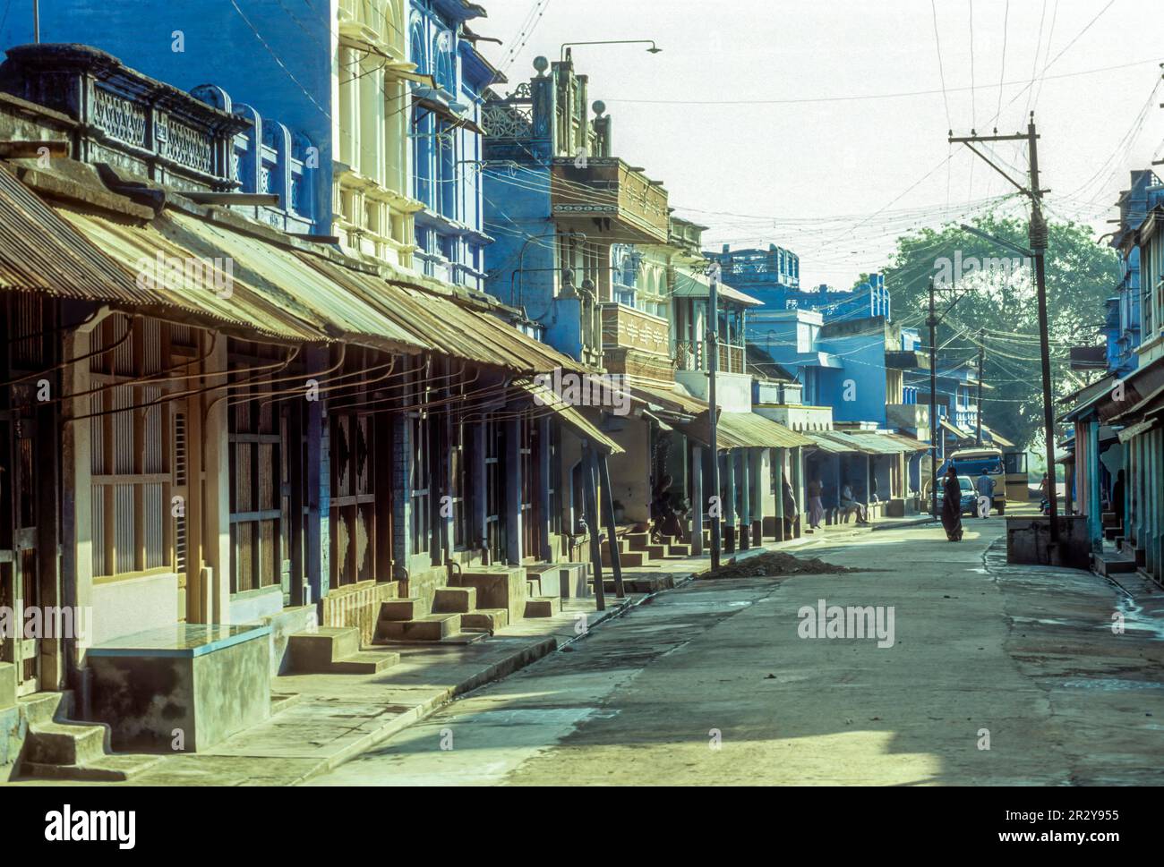 The street of Agraharam the brahmins residence area surrounding the ...