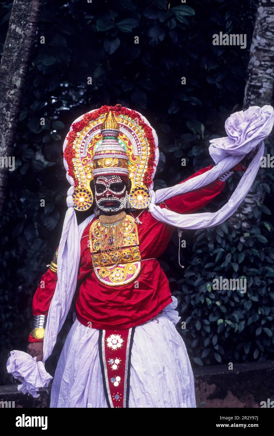 Mudiyettu dancer in Atham Celebration in Tripunithura near Ernakulam ...