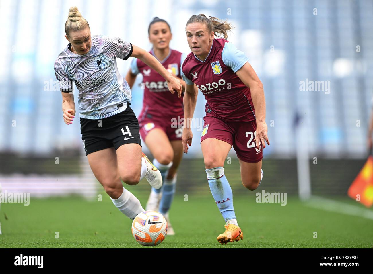 Birmingham, UK. 21st May 2023. Kirsty Hanson of Aston Villa under ...