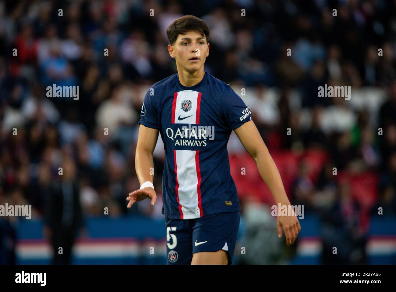 Paris, France. 21st May, 2023. Elisa De Almeida of Paris Saint Germain ...