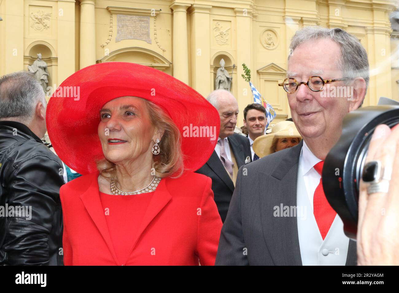 MUNICH, Germany - 20. MAY 2023: Movie producer Susanne PORSCHE and ...