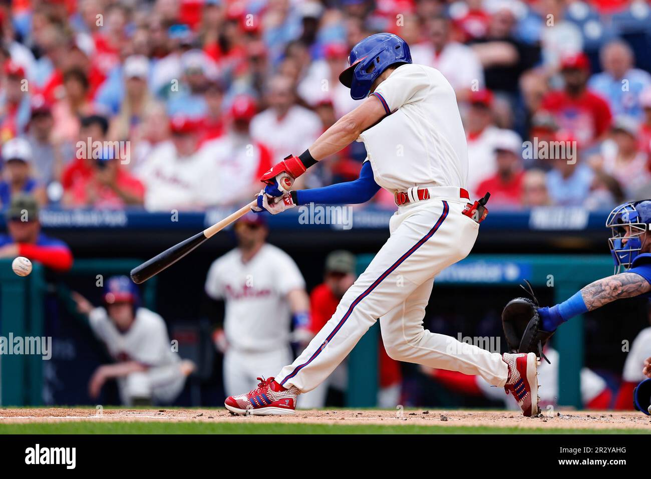 PHILADELPHIA, PA - MAY 21: Trea Turner #7 of the Philadelphia Phillies ...