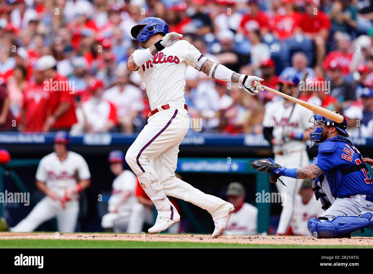PHILADELPHIA, PA - MAY 21: Nick Castellanos #8 of the Philadelphia ...
