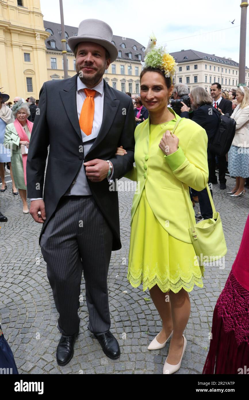 MUNICH, Germany - 20. MAY 2023: Prinzessin Auguste von Bayern,(R ...
