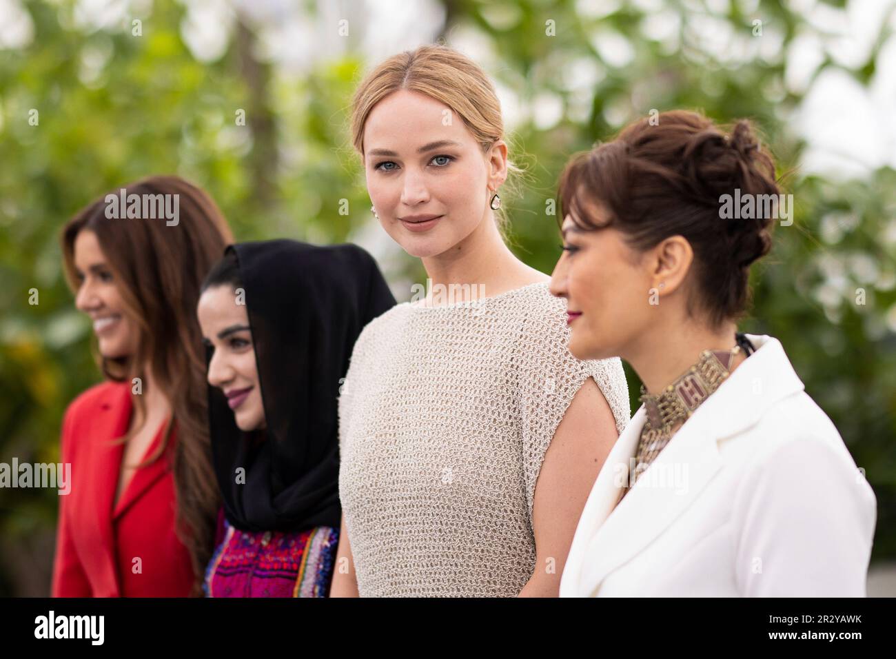 Producer Justine Ciarrocchi, Zahra, Jennifer Lawrence and Afghan ...