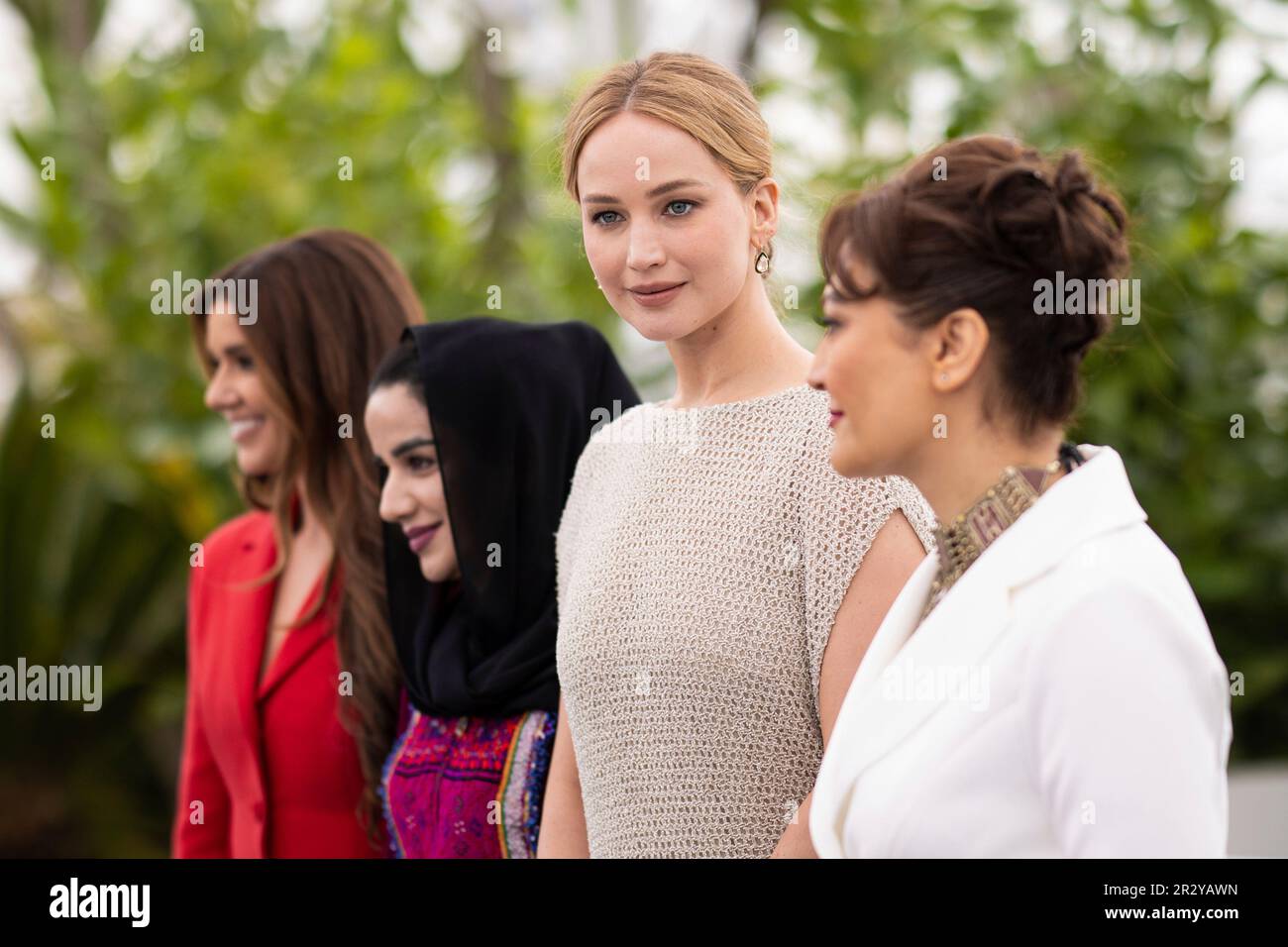 Producer Justine Ciarrocchi, Zahra, Jennifer Lawrence and Afghan ...