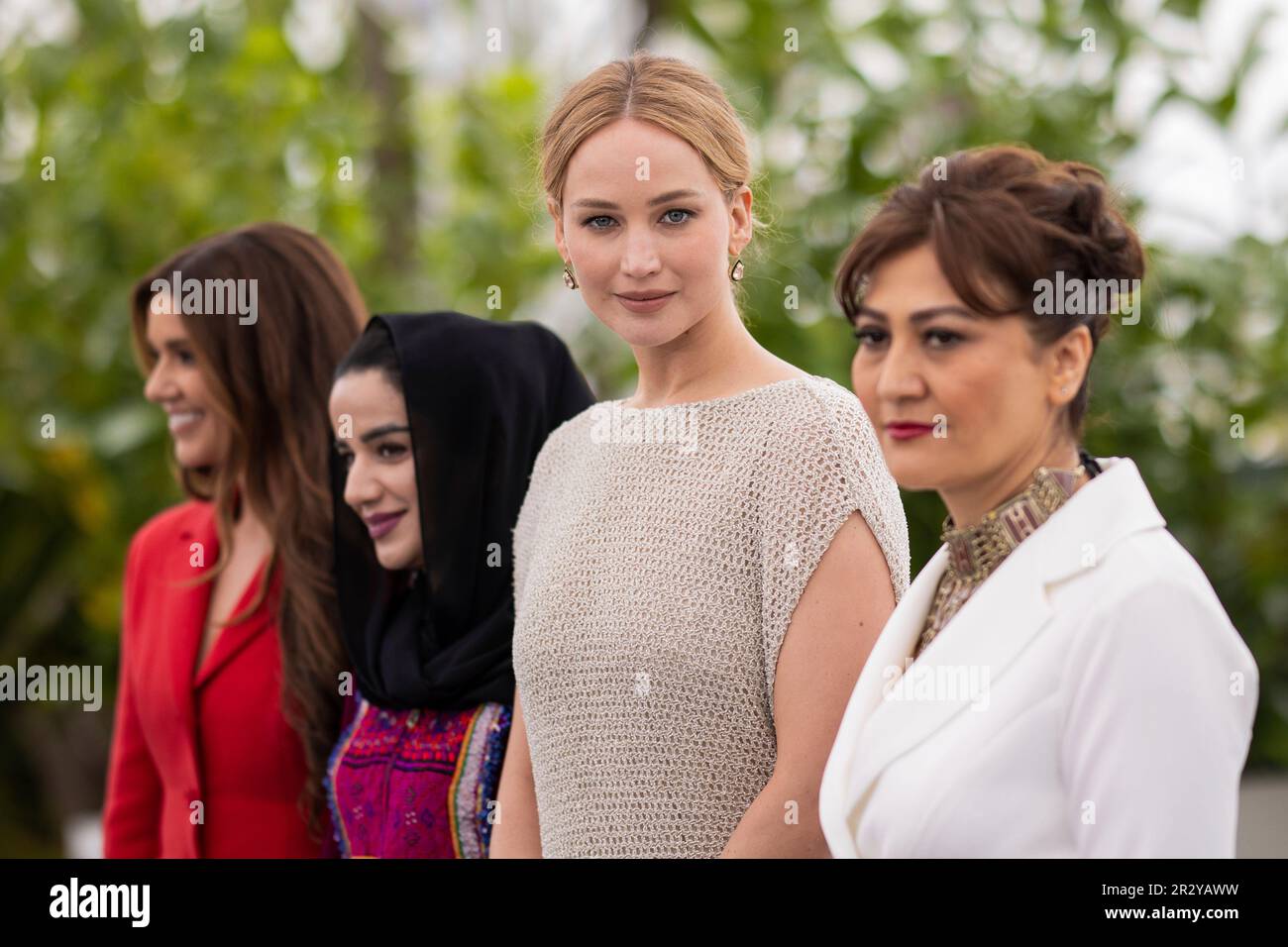 Producer Justine Ciarrocchi, Zahra, Jennifer Lawrence and Afghan ...