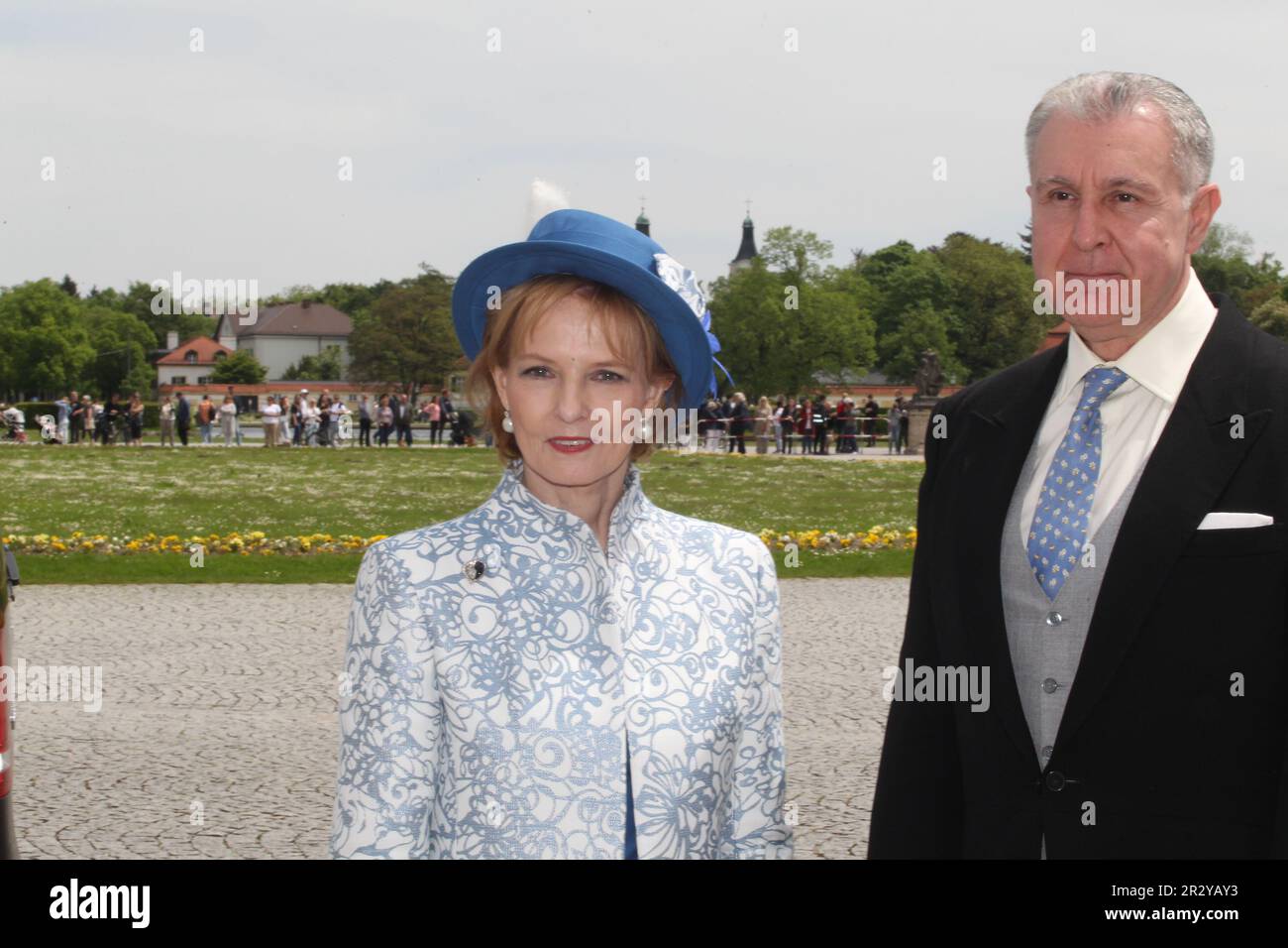MUNICH, Germany - 20. MAY 2023: Romanian royal family, Romania's Crown ...