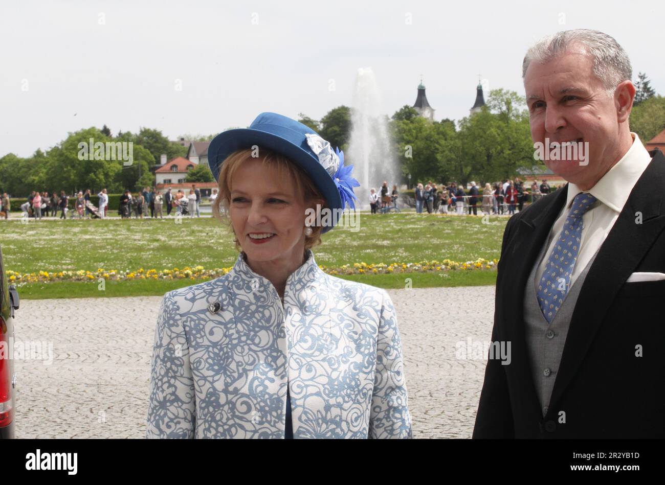 MUNICH, Germany - 20. MAY 2023: Romanian royal family, Romania's Crown ...