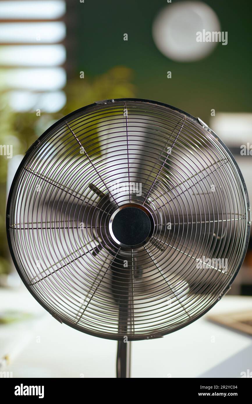 Summer time. electric fan Stock Photo - Alamy