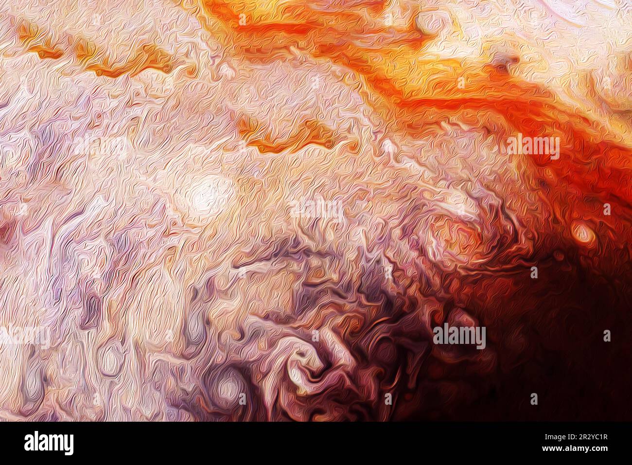 Surface of the planet Jupiter. Elements of this image furnishing NASA ...