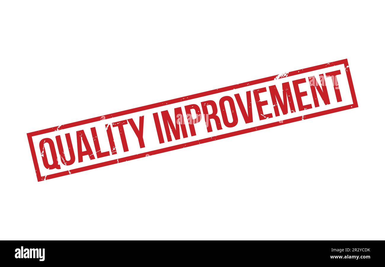 Quality Improvement rubber grunge stamp seal vector Stock Vector Image ...