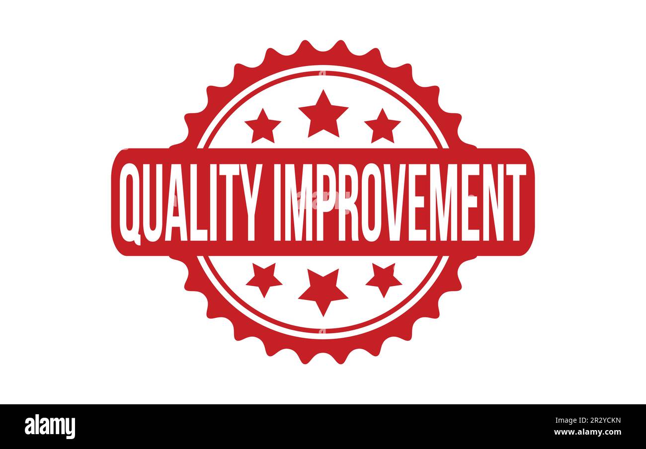 Quality Improvement Rubber Stamp Seal Vector Stock Vector Image & Art ...