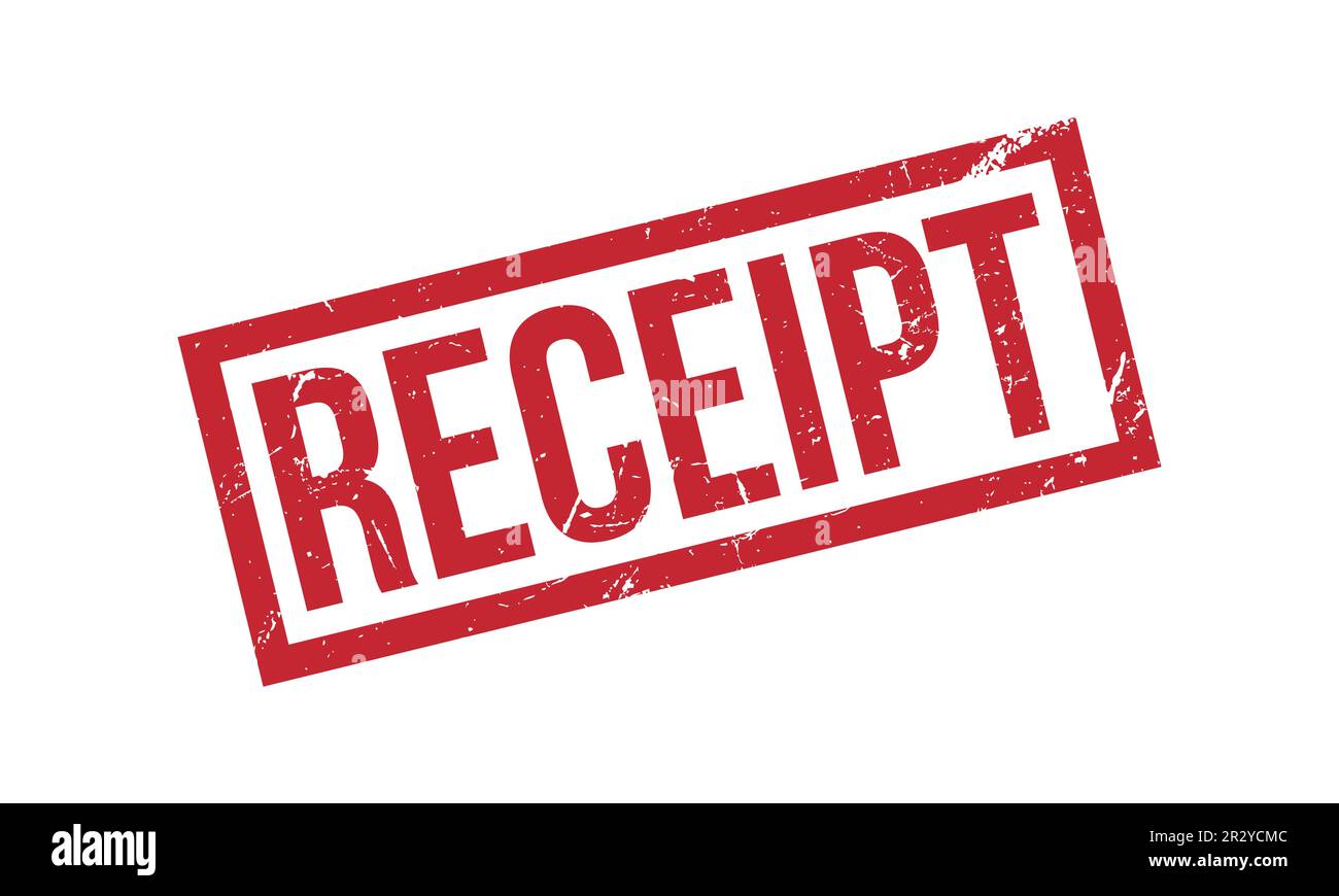 Receipt Rubber Stamp Seal Vector Stock Vector Image & Art - Alamy