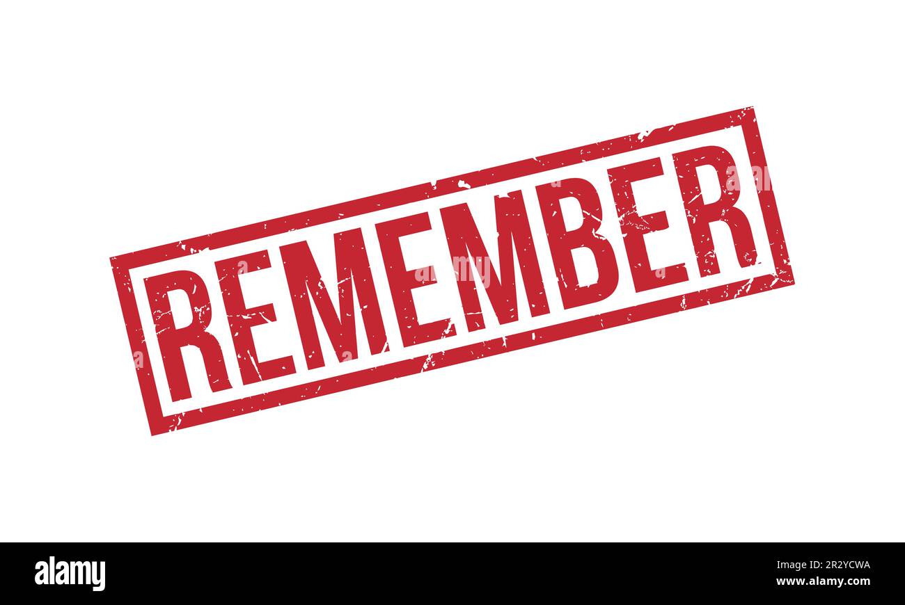 Remember seal hi-res stock photography and images - Alamy