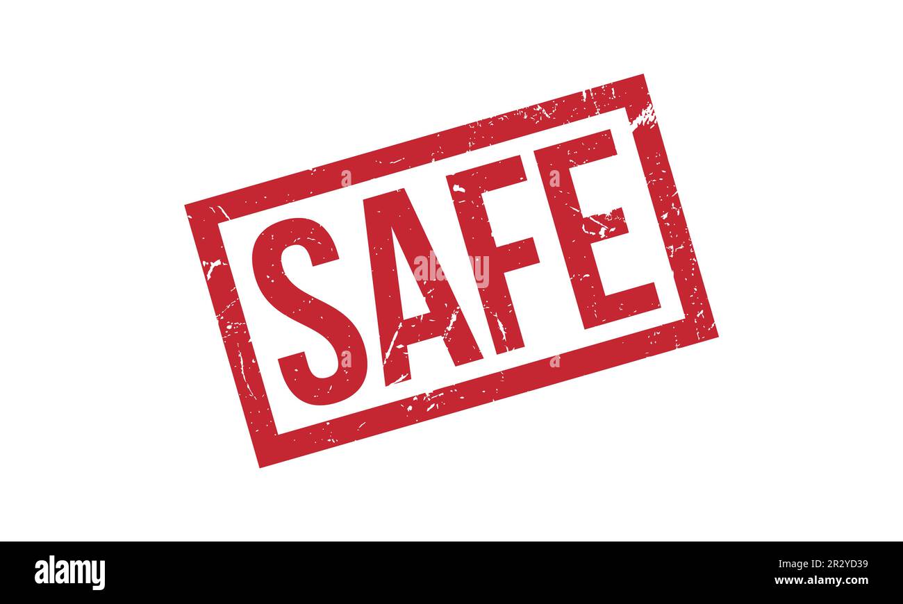 Safe Rubber Stamp Seal Vector Stock Vector Image And Art Alamy