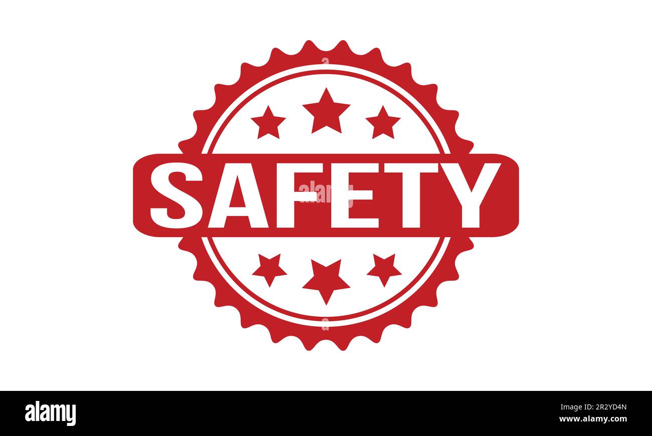 Safety Rubber Stamp Seal Vector Stock Vector Image & Art - Alamy