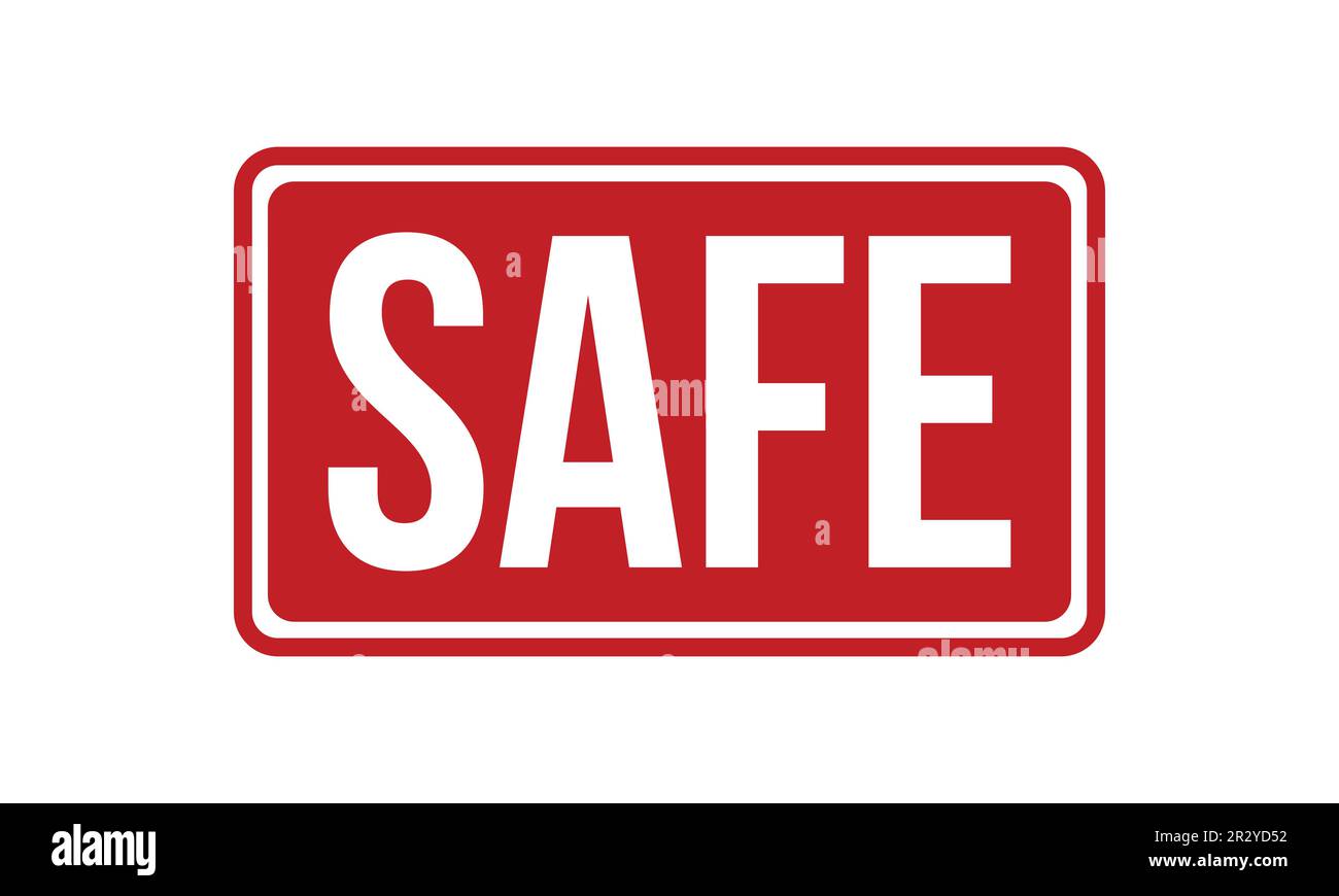 Safe Rubber Stamp Seal Vector Stock Vector Image & Art - Alamy