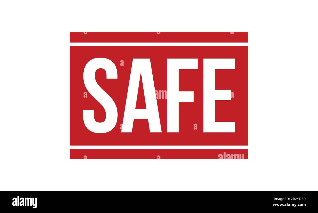 Safe Rubber Stamp Seal Vector Stock Vector Image & Art - Alamy