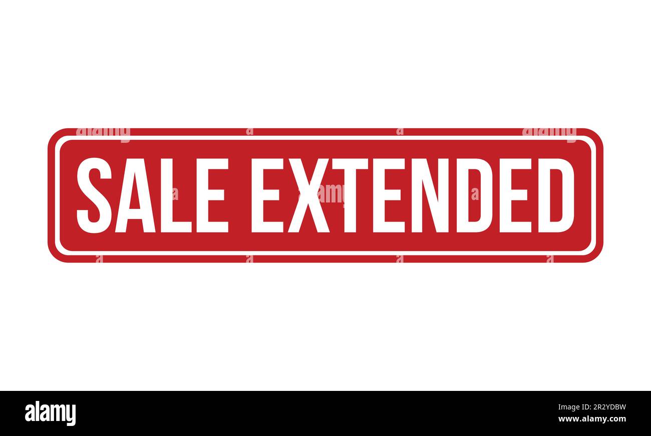 Sale Extended Rubber Stamp Seal Vector Stock Vector Image & Art - Alamy