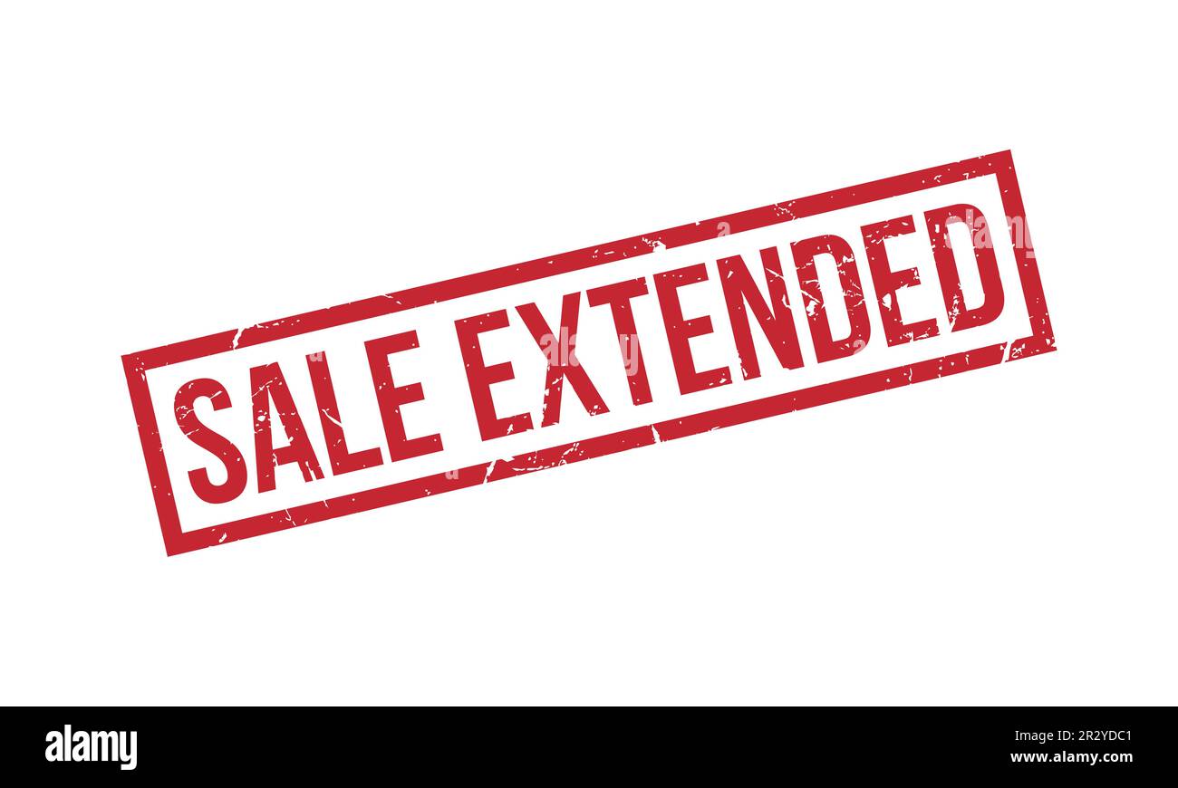 Sale Extended Rubber Stamp Seal Vector Stock Vector Image & Art - Alamy