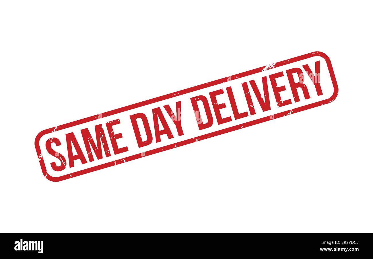 Same day delivery stamp hi-res stock photography and images - Alamy