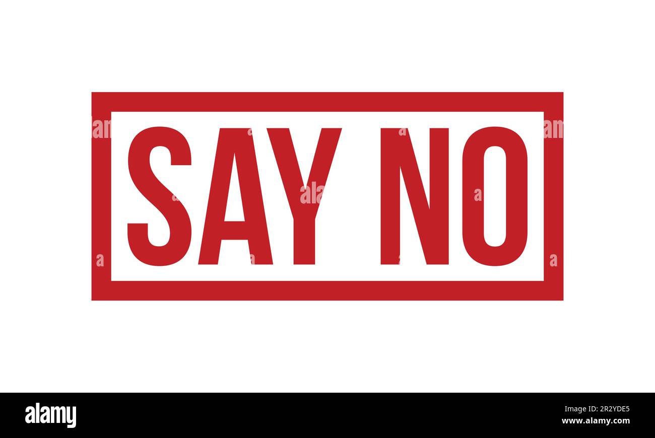 Say no seal hi-res stock photography and images - Alamy