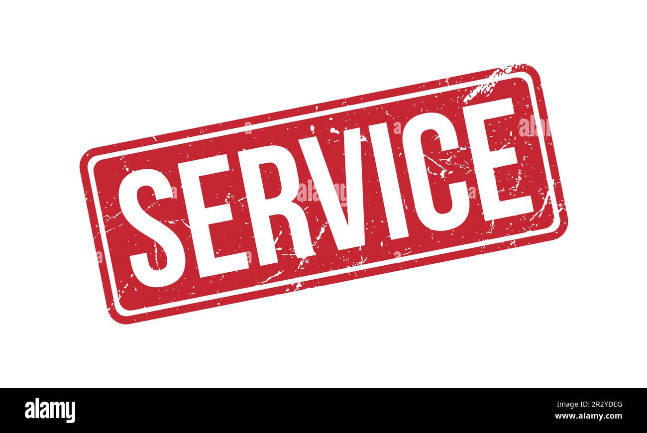 Service Rubber Stamp Seal Vector Stock Vector Image & Art - Alamy