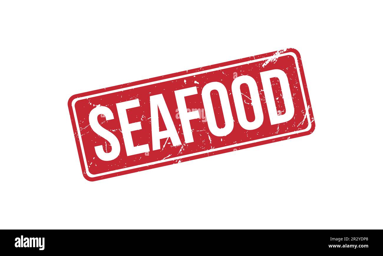 Seafood Rubber Stamp Seal Vector Stock Vector Image & Art - Alamy