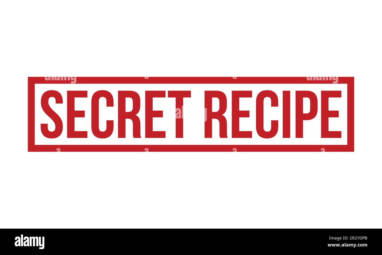Secret recipe seal hi-res stock photography and images - Alamy