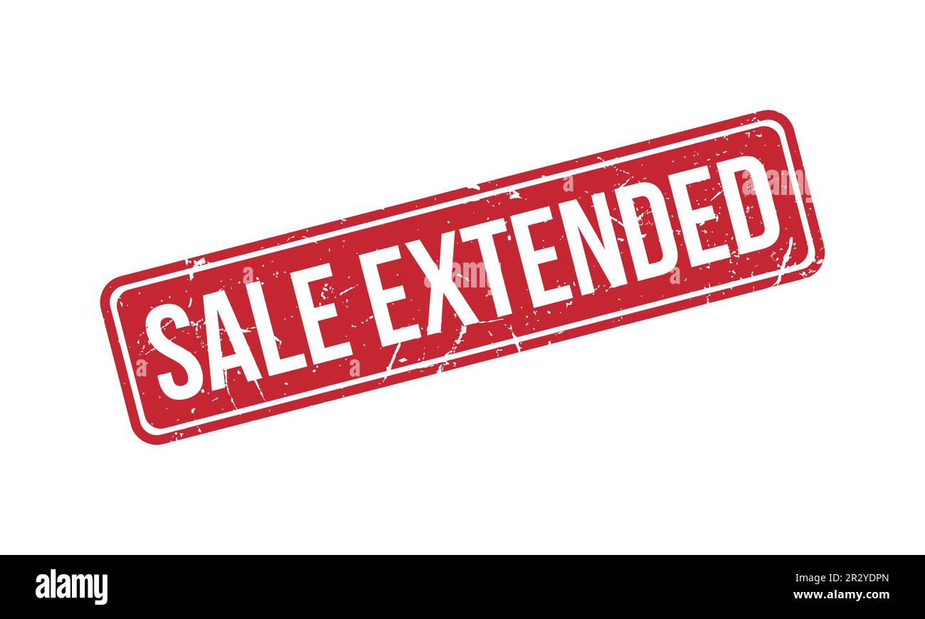 Sale extended hi-res stock photography and images - Alamy