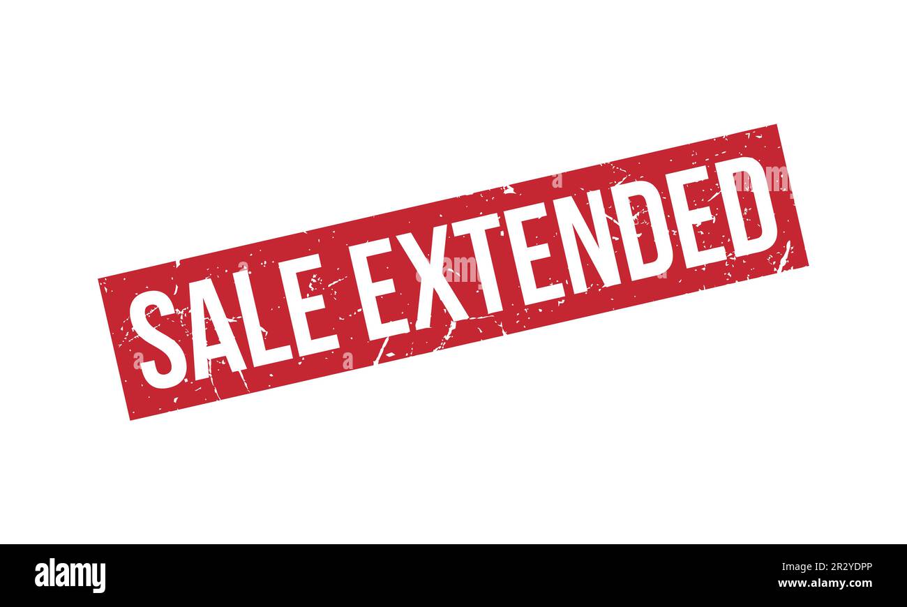 Sale Extended Rubber Stamp Seal Vector Stock Vector Image & Art - Alamy