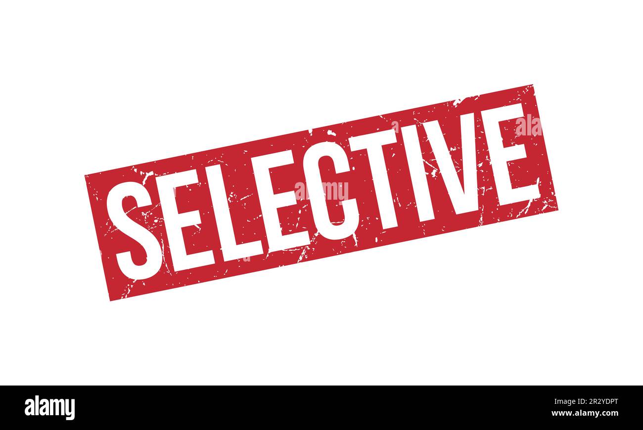 Selective Rubber Stamp Seal Vector Stock Vector Image & Art - Alamy