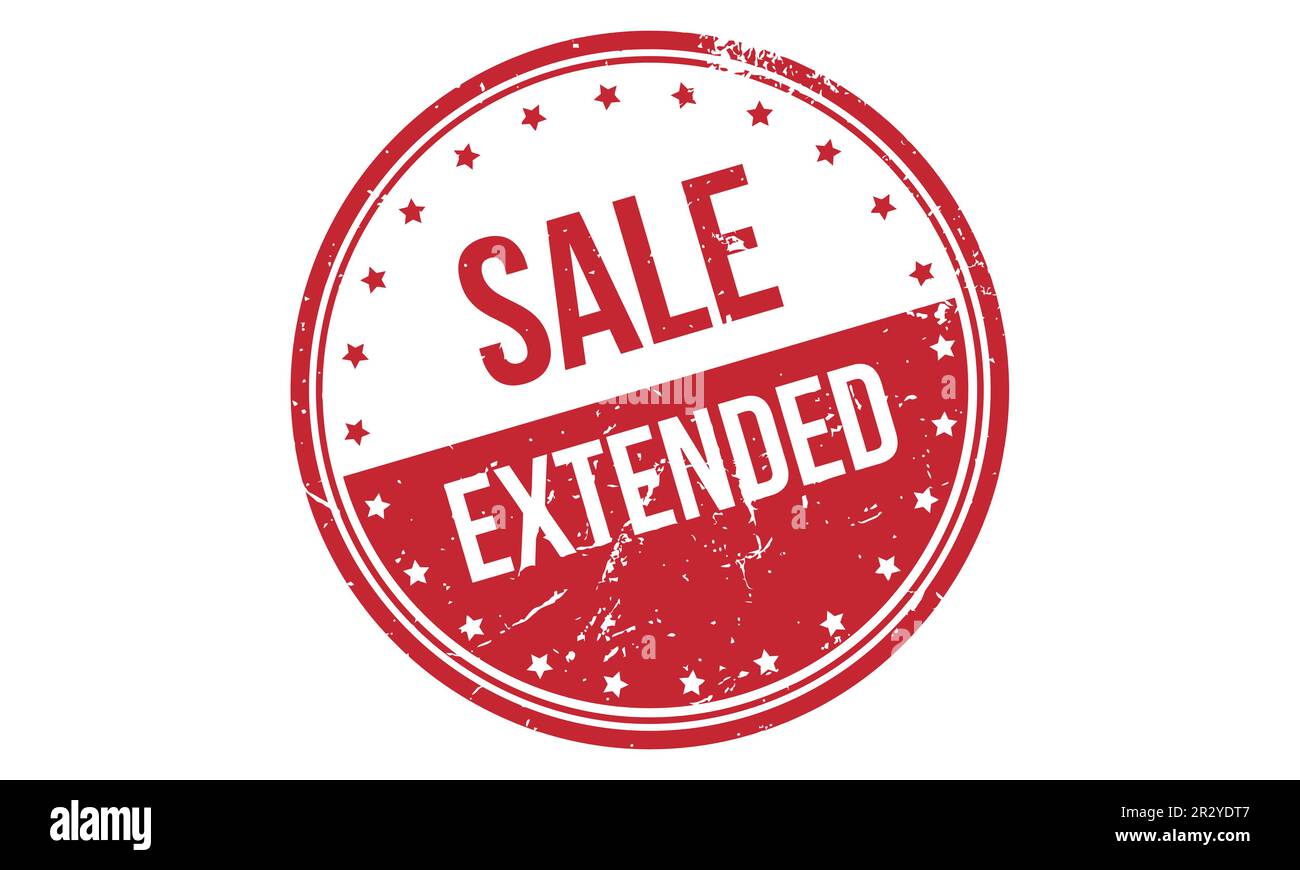 Sale extended hi-res stock photography and images - Alamy
