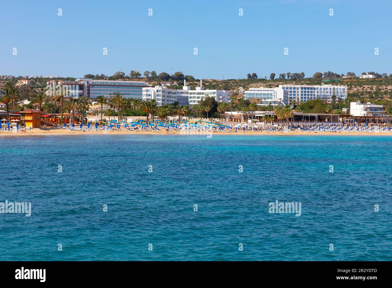 Ayia Napa resorts on the beach . Vacation on the beach in Cyprus Stock Photo - Alamy