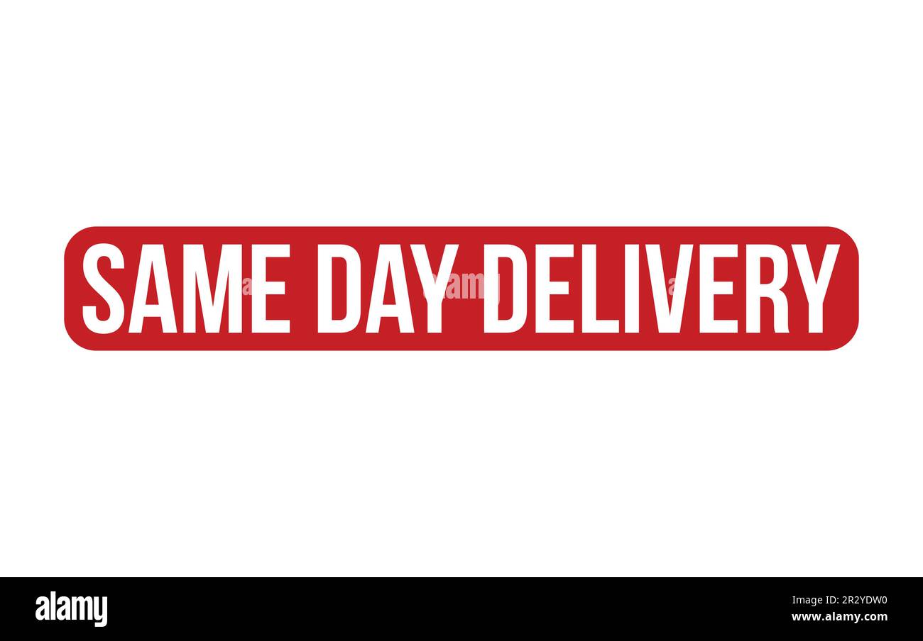 Same day delivery stamp hi-res stock photography and images - Alamy
