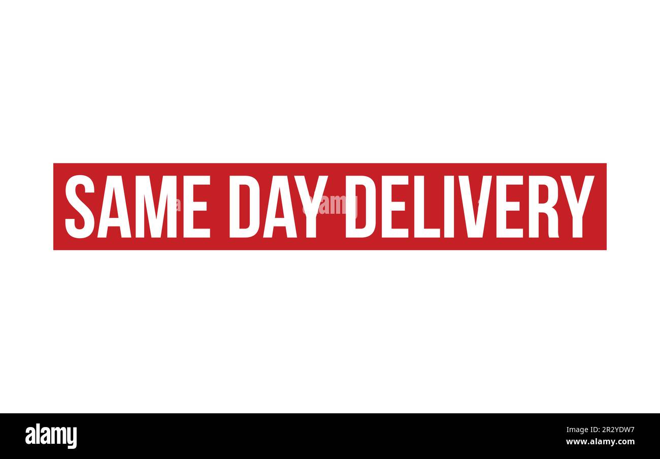 Same day delivery stamp hi-res stock photography and images - Alamy