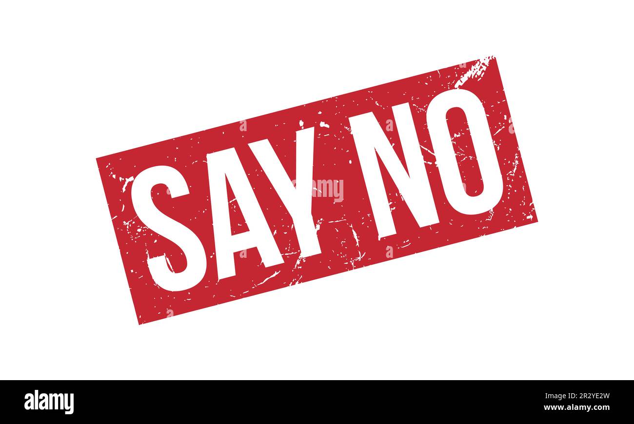 Say no seal hi-res stock photography and images - Alamy