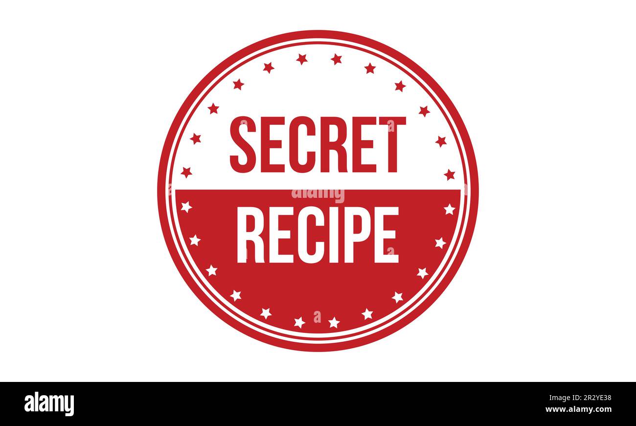 Secret recipe seal hi-res stock photography and images - Alamy