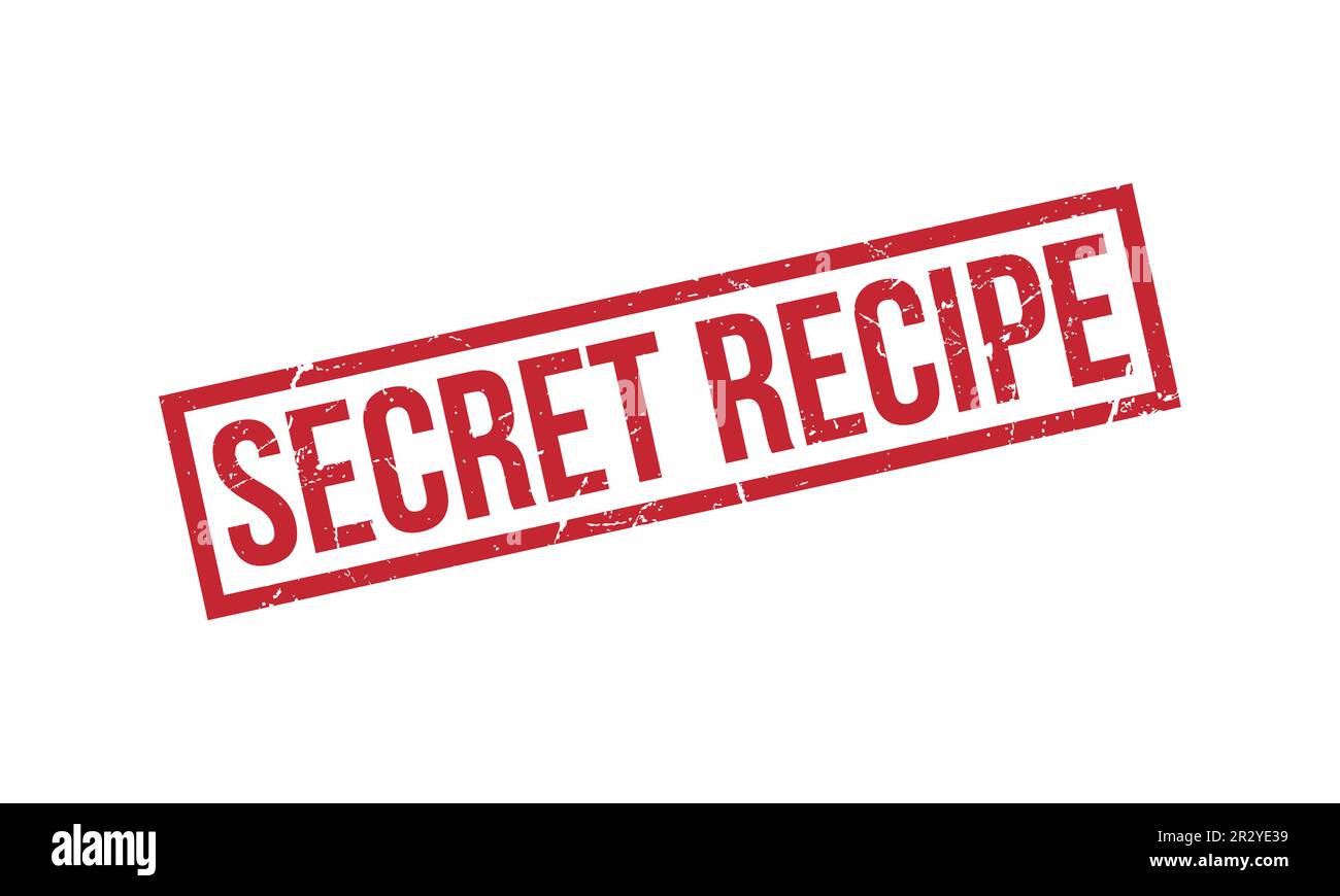 Secret recipe seal hi-res stock photography and images - Alamy