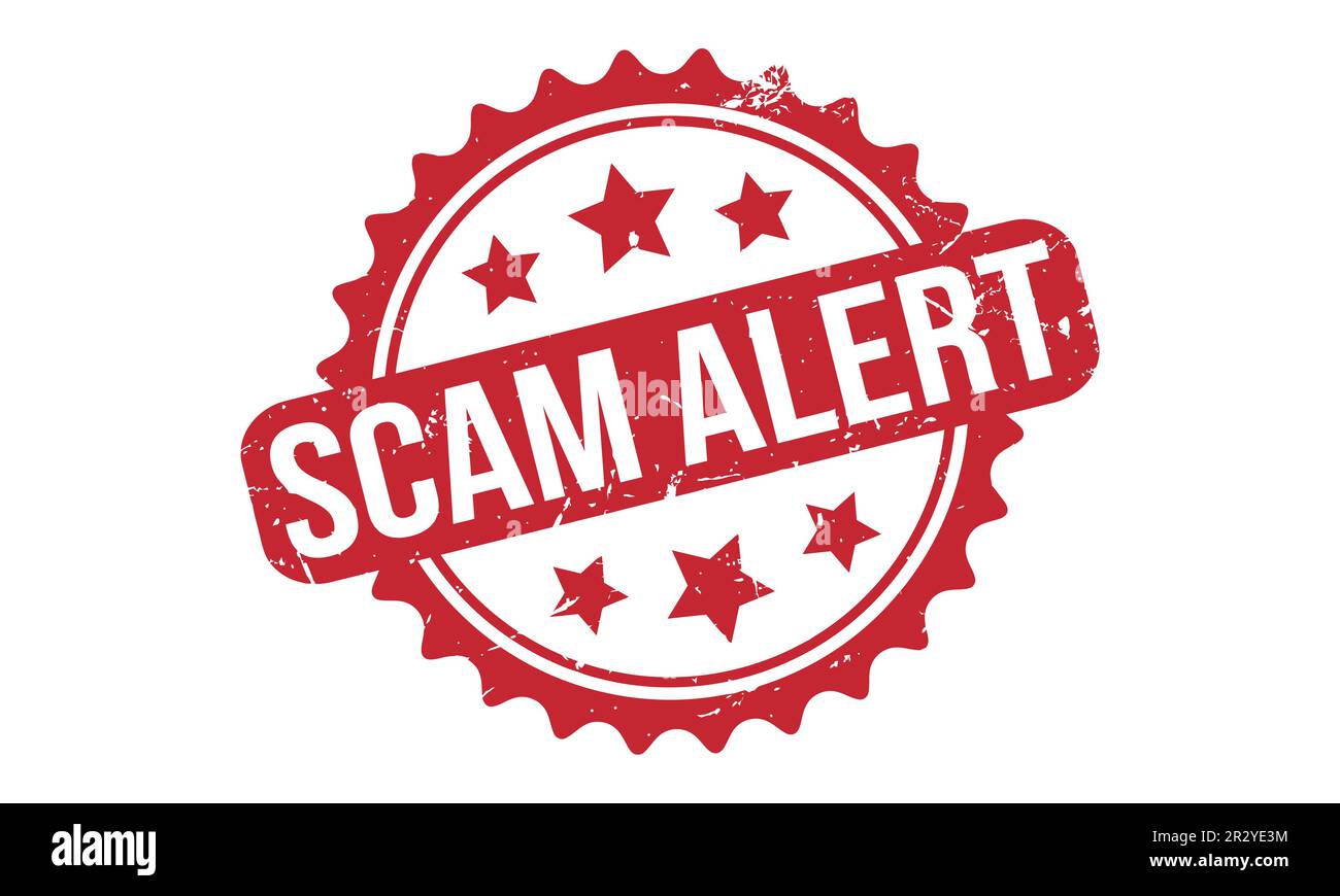 Scam alert vector Stock Vector Images - Alamy