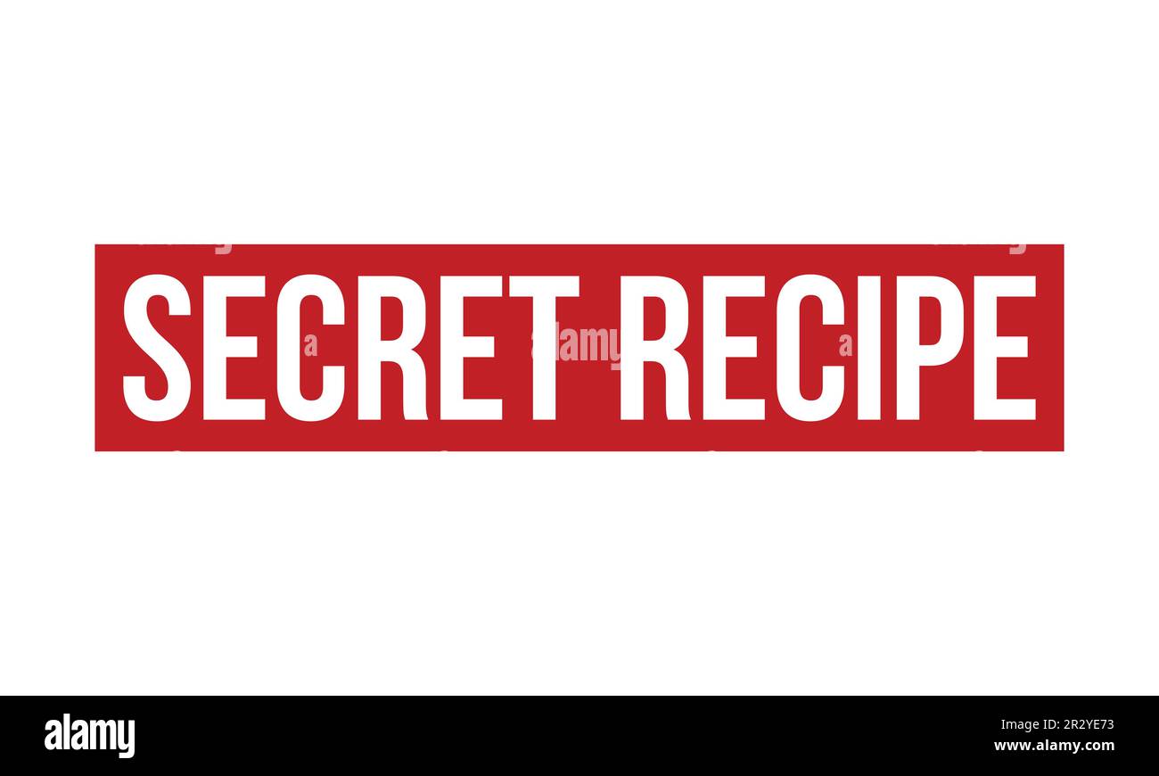 Secret recipe seal hi-res stock photography and images - Alamy