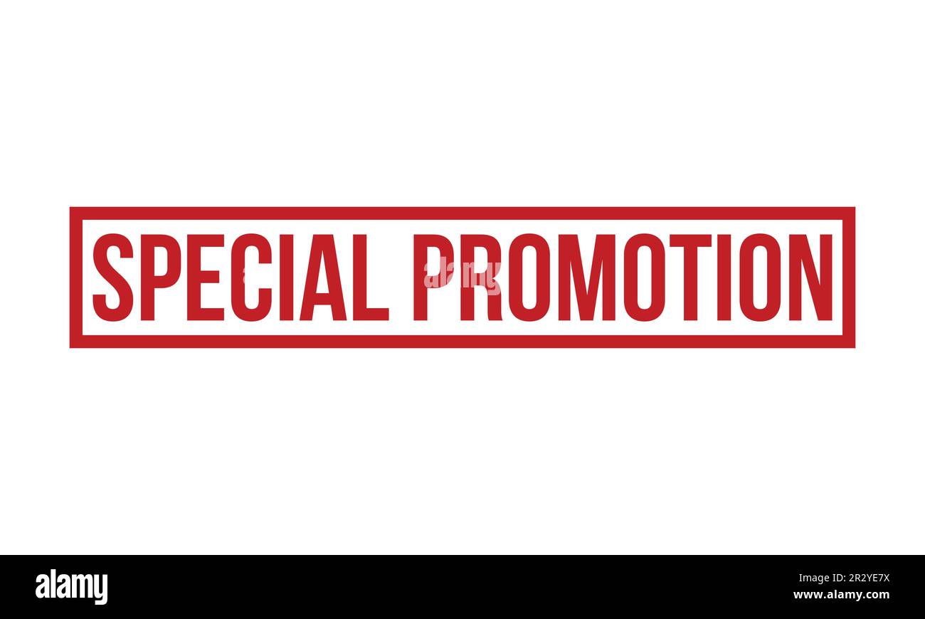 Special Promotion Rubber Stamp Seal Vector Stock Vector Image & Art - Alamy