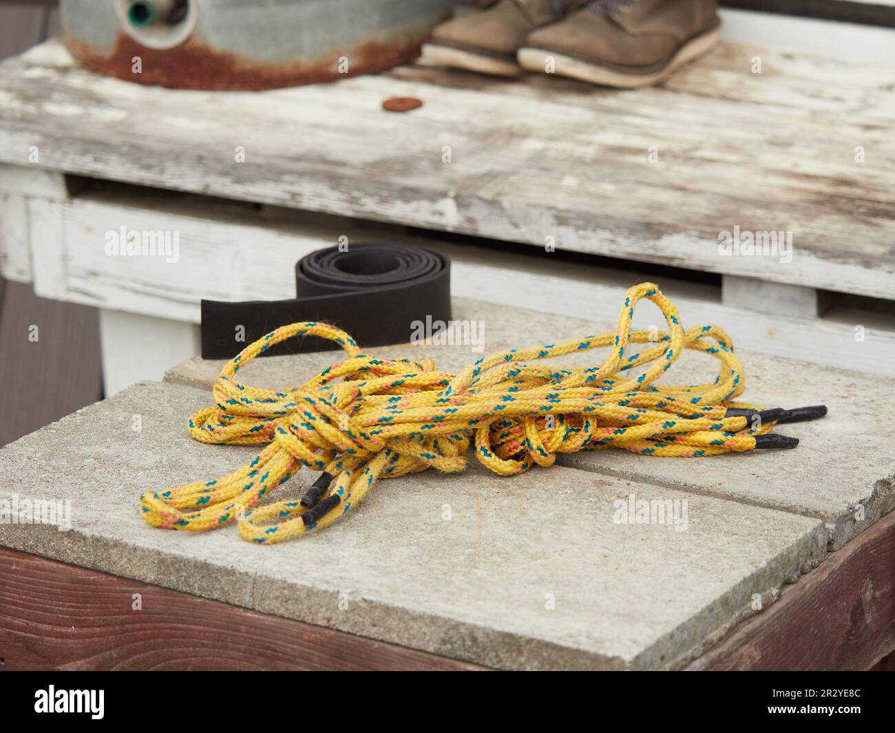 Japanese Outdoor Equipment Rope Stock Photo - Alamy